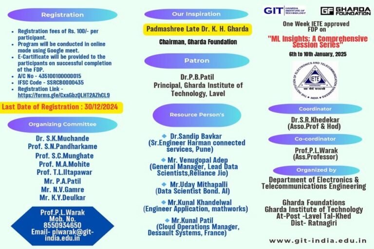 Gharda Institute of Technology – Engineering College in kokan